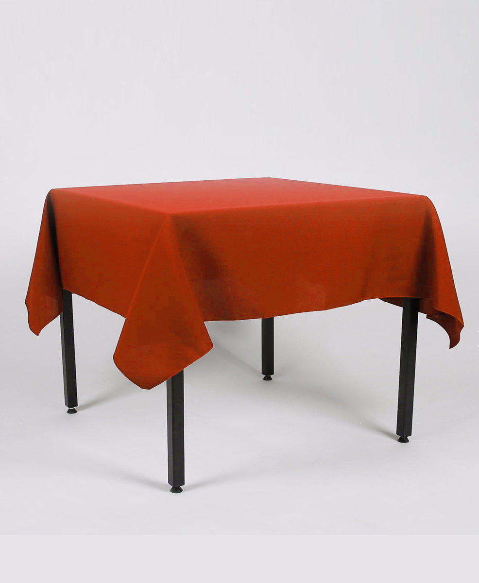 Burnt Orange Rectangle Tablecloth – Hope Textiles Ltd